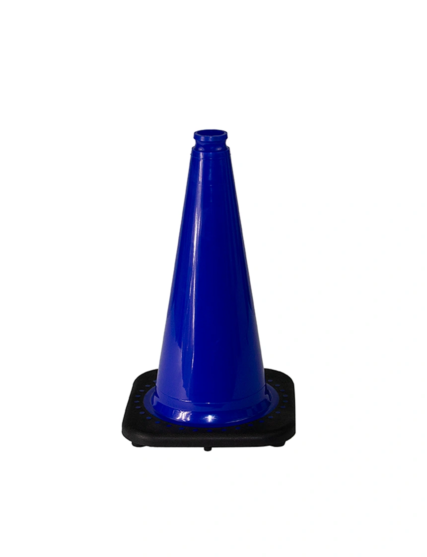 blue 18 inch black base cone | CRB18 | TrafficCones.com