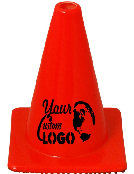 12 inch Orange Plastic Traffic Cones | C12-CONE LOGO | TrafficCones.com