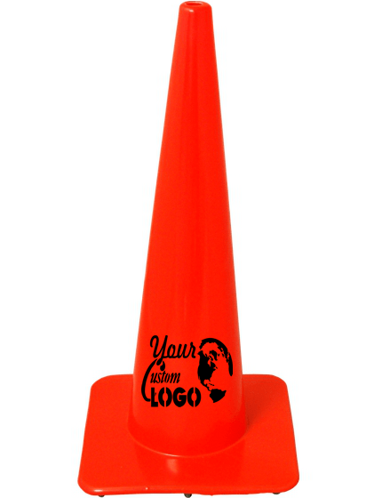 28 inch Orange SlimLine Light Weight Plastic Traffic Cones | C28LW-CONE ...