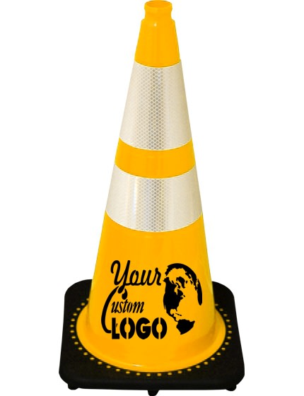 28 inch Traffic Cones | CRY28SRC64-CONE LOGO | TrafficCones.com
