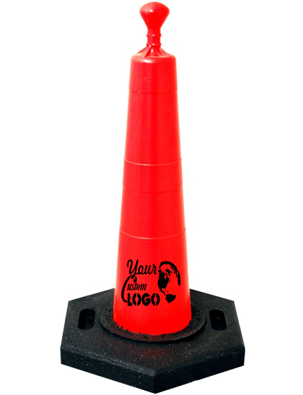 28 inch Grabber Cones | CG28-CONE LOGO | TrafficCones.com