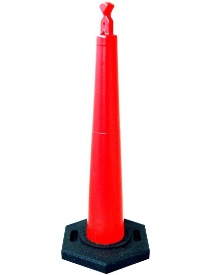 42 inch grabber cone with 16 lb recycled rubber base | CG42 ...