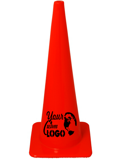36" Orange Plastic Traffic Cones | C36S-CONE LOGO | TrafficCones.com