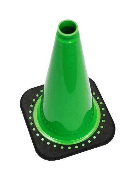 green 18 inch black base cone | CRG18 | TrafficCones.com
